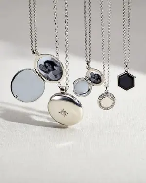 Astley Clarke Sterling Locket Necklace - Silver