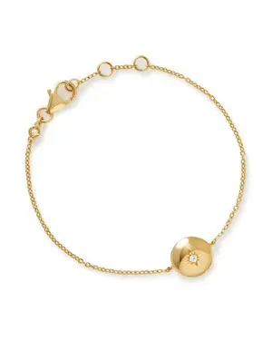 Astley Clarke Biography Chain Locket Bracelet - Gold