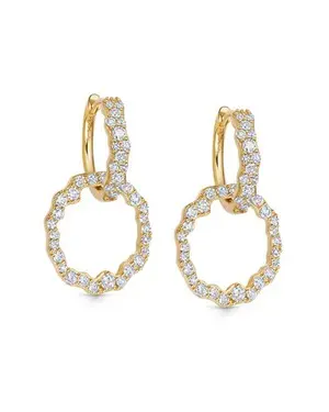 Astley Clarke Solid Asteri Lab Grown Diamond Hoop Earrings - Gold