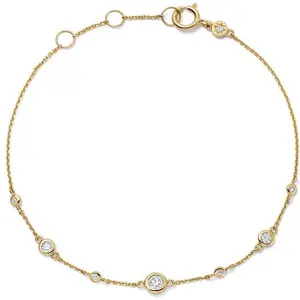 Astley Clarke Solid Gold Lab Grown Diamond Station Bracelet - Atomic