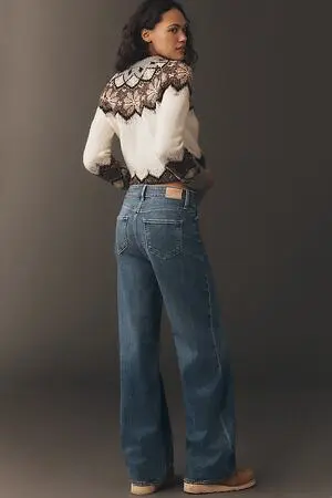 Paige Anessa High-rise Wide-leg Jeans - Freeride