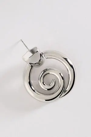 Anthropologie Swirl Post Earrings