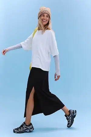Free People Low-rise Ankle Length Skirt