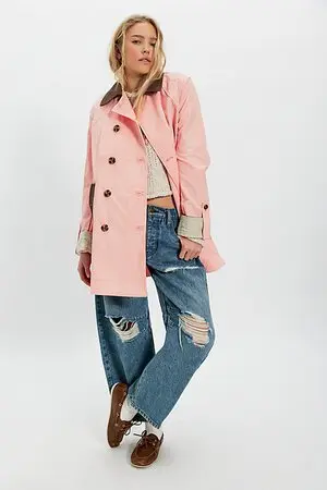 Free People Riley Canvas Car Coat