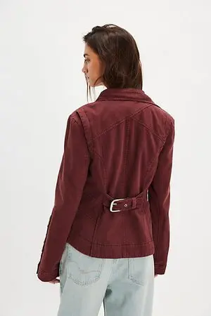 Free People We The Free Noho Jacket - Rum Raisin