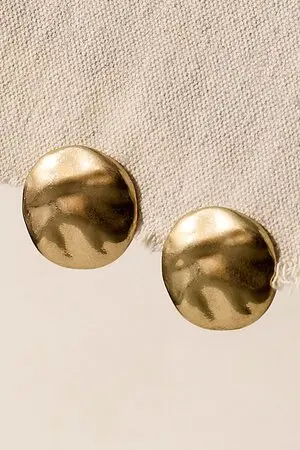 Round Stud Earrings