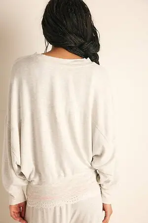 Free People Dream State Pullover - Heather Grey