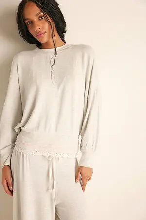 Free People Dream State Pullover - Heather Grey