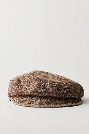Free People Bandana Printed Cadet Hat - Brown
