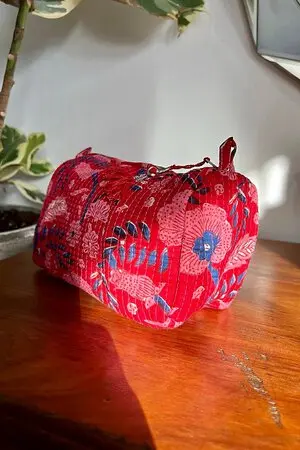BE DEVA Charki Cosmetic Bag - Brick