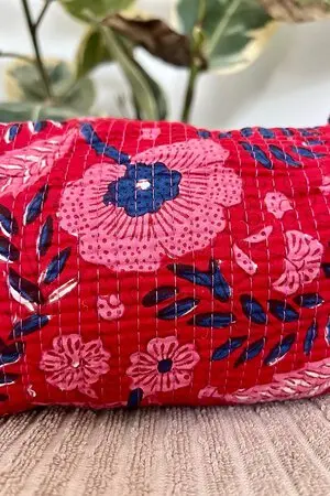 BE DEVA Charki Cosmetic Bag - Brick