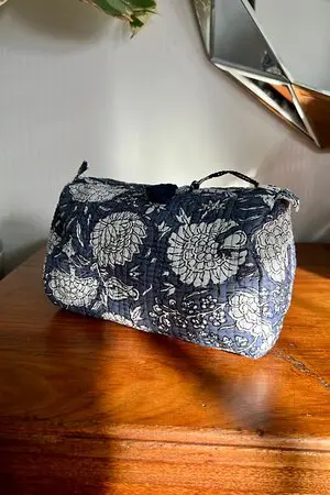 BE DEVA Anja Cosmetic Bag - Blue