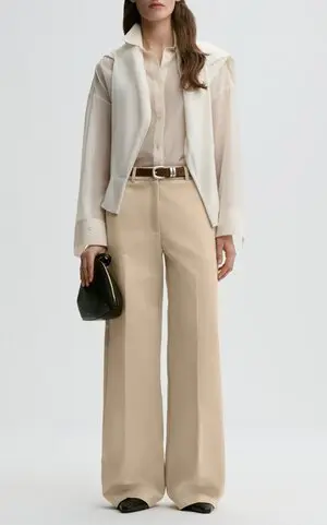 BY MALENE BIRGER Rosabella Wide-leg Pants - Brown