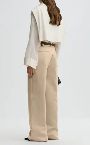 BY MALENE BIRGER Rosabella Wide-leg Pants - Brown