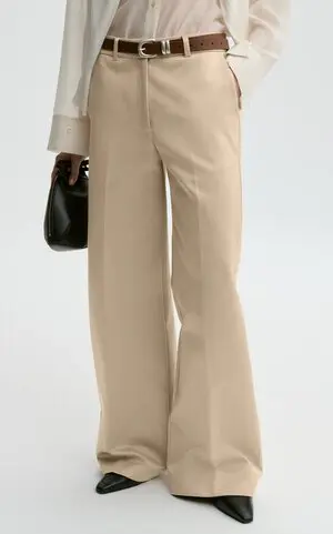 BY MALENE BIRGER Rosabella Wide-leg Pants - Brown