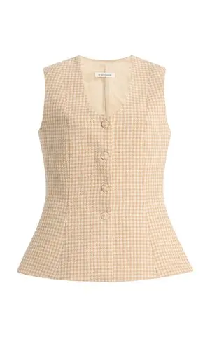 BY MALENE BIRGER Merlin Button-front Top - Brown