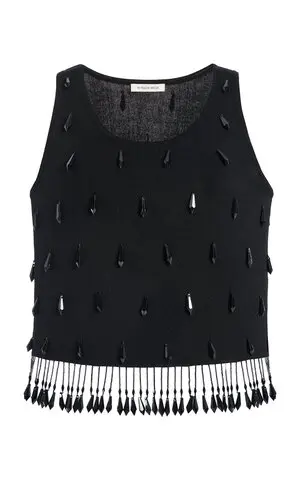 BY MALENE BIRGER Hysa Bead-embellished Tank Top
