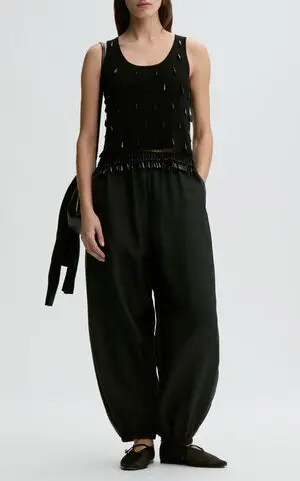 BY MALENE BIRGER Hysa Bead-embellished Tank Top