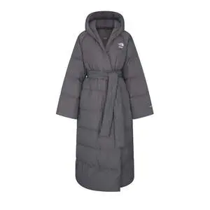 SKIMS The North Face X Nuptse Wrap Parka - Gunmetal