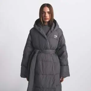 SKIMS The North Face X Nuptse Wrap Parka - Gunmetal