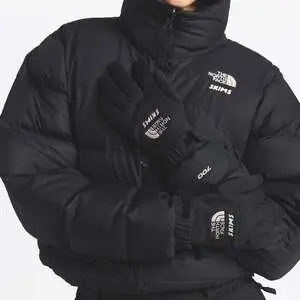 SKIMS The North Face X SKIMS Gloves Onyx