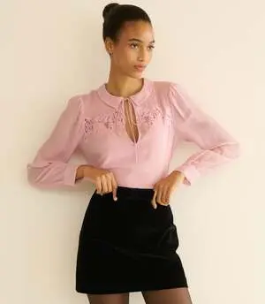DÔEN Liora Top - Pink Hydrangea