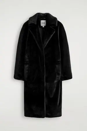 Cos Fur-effect Long Coat