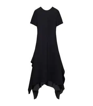 Loewe Leather-trim Maxi Dress