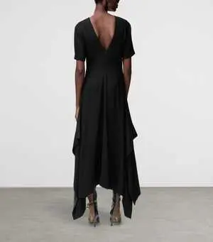 Loewe Leather-trim Maxi Dress