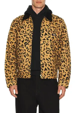 WACKO MARIA X Dickies Leopard Print Work Jacket