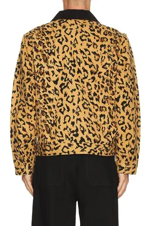 WACKO MARIA X Dickies Leopard Print Work Jacket