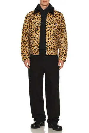 WACKO MARIA X Dickies Leopard Print Work Jacket