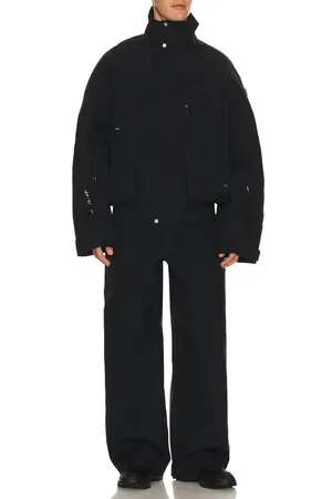 Nike X Jacquemus Gtx 2 In 1 Jacket - Black & Light Orewood Brn
