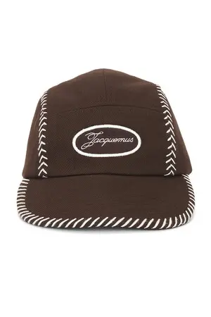 Jacquemus La Casquette Casco - Dark Brown