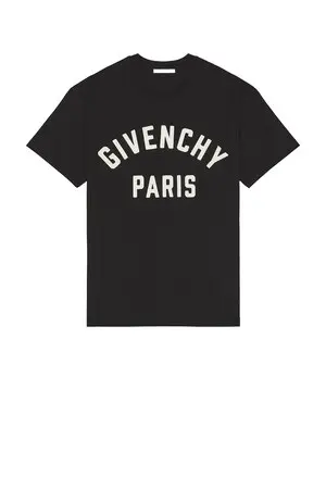 Givenchy Regular Fit T-shirt In Black - Black & White