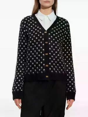 GANNI Polka Dot Cardigan