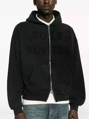 COLE BUXTON Logo-print Zip-up Hoodie