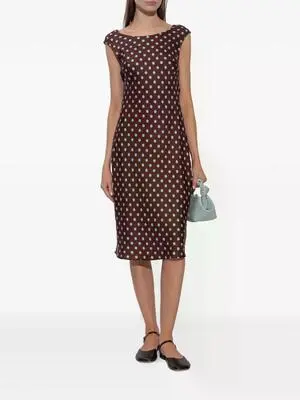 Posse Polka Dot Midi Dress