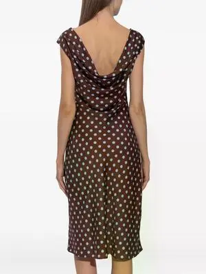 Posse Polka Dot Midi Dress