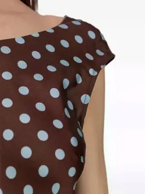 Posse Polka Dot Midi Dress
