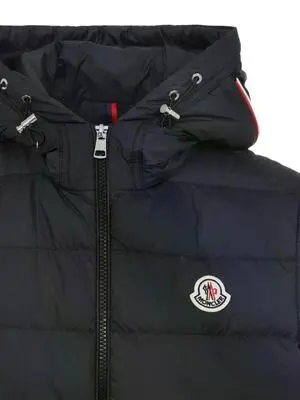 Moncler Hooded Padded Gilet - Black
