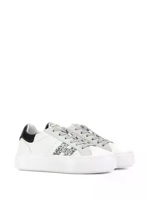 Hogan Crosswind Glitter-logo Sneakers