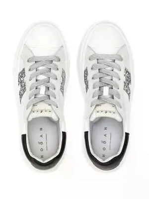 Hogan Crosswind Glitter-logo Sneakers