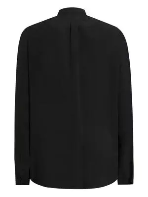 Dolce & Gabbana Crêpe De Chine Martini Shirt - Black