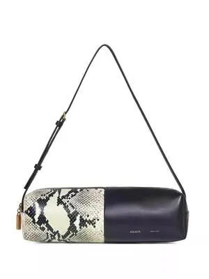 Khaite Python-print Shoulder Bag