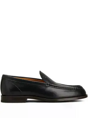 TOD'S Embossed-logo Leather Loafers