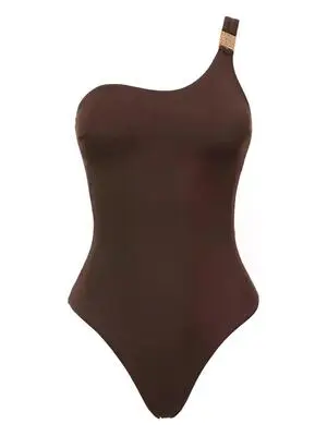 SOFIA ERHAN One-shoulder Swimsuit - Brown