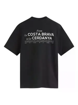 LES HÉRITIERS Text Print T-shirt