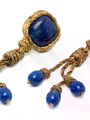 AURÉLIE BIDERMANN Miki Lapis Lazuli Drop Earrings