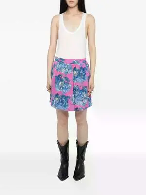 Zadig&Voltaire Graphic-print Midi Skirt